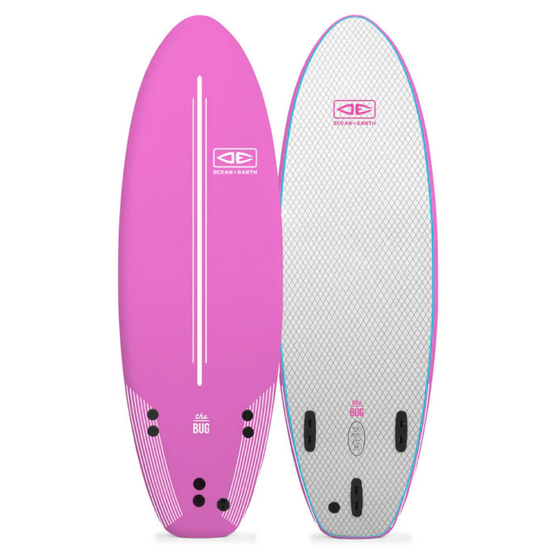 Softboard Mini The Bug 4.0 Pink - SEASONS Surf Supply